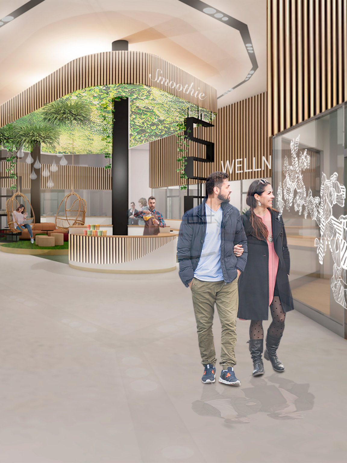 Simonkenttä commercial alley - Kohina